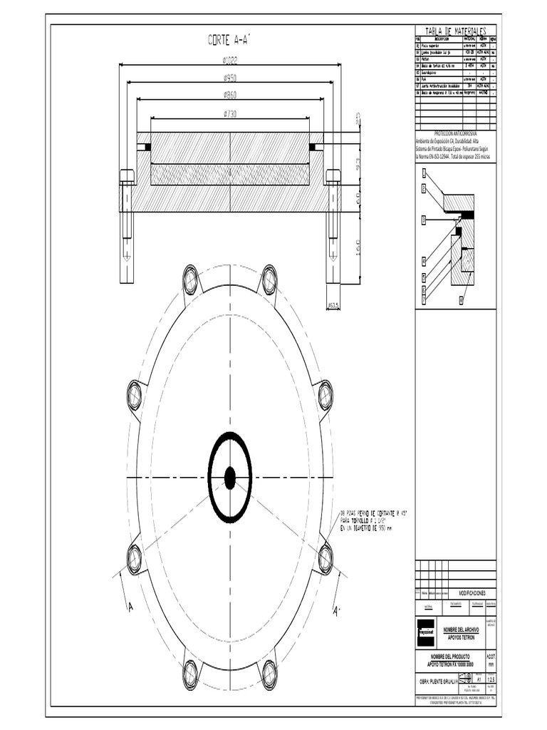 Apoyo Tetron FX 10000 para Puente Grijalva | PDF