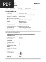 Millionate MR-200 Safety Data Sheet | PDF | Toxicity | Dangerous Goods