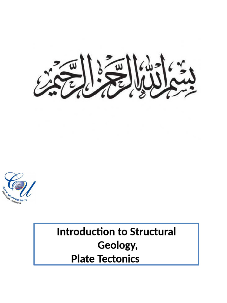 Week 12 | PDF | Plate Tectonics | Structural Geology