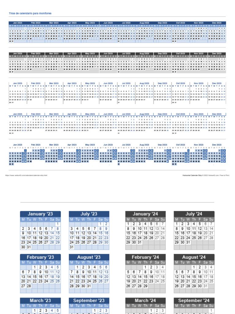 Calendario para Monitores | PDF
