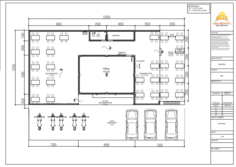 Rev 2 - Denah Layout - Nolda Pocha - Batam | PDF