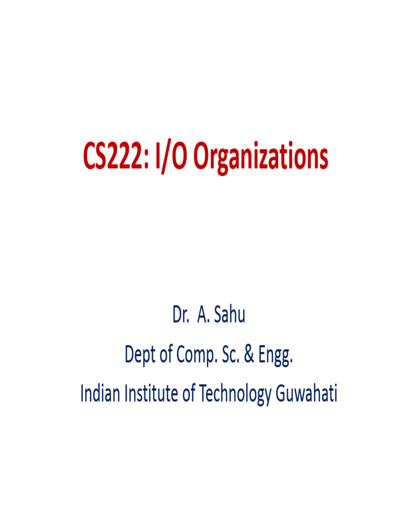 Lec 38 | PDF | Input/Output | Bit Lec 38 | PDF | Input/Output | Bit