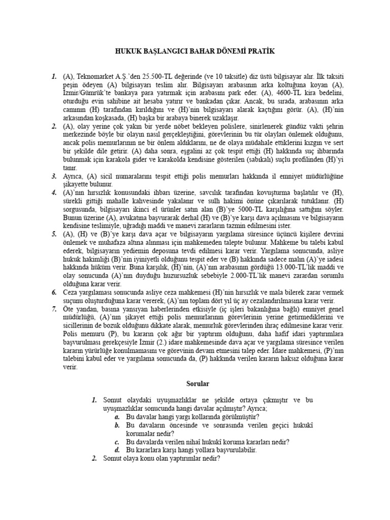 Hukuk Basì Langici Bahar Doì - Nemiì - Pratiì - K | PDF