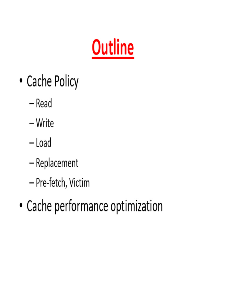 Lec32 | PDF | Cpu Cache | Cache (Computing)
