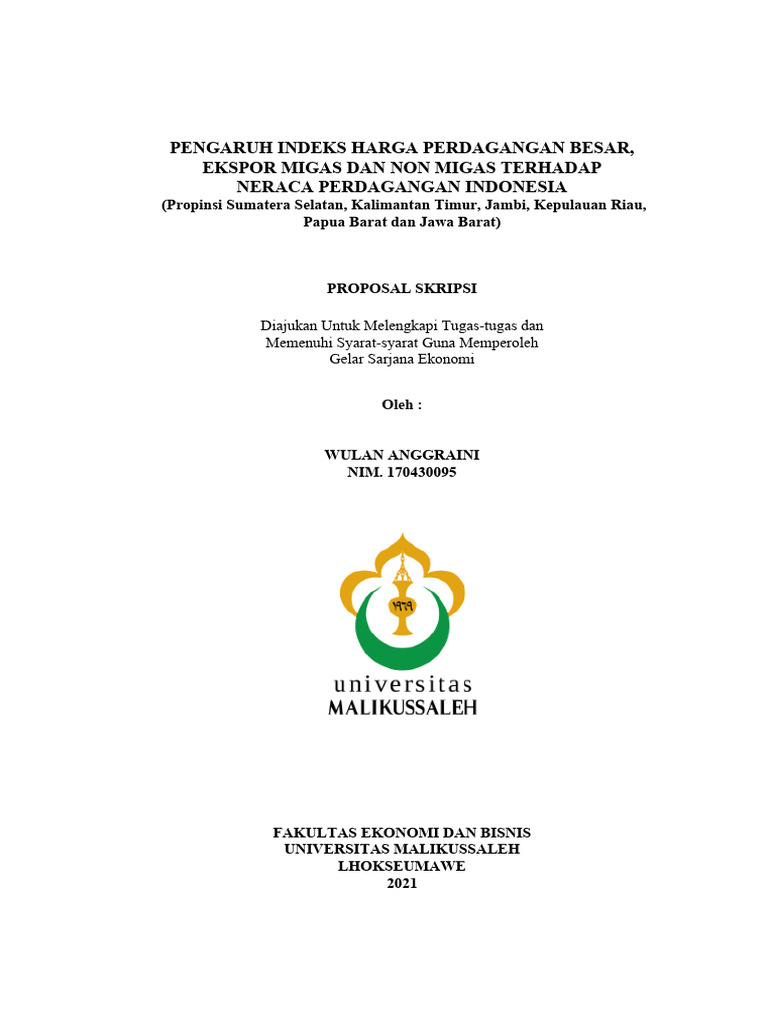 PROPOSAL WULAN Hasil Revisi | PDF