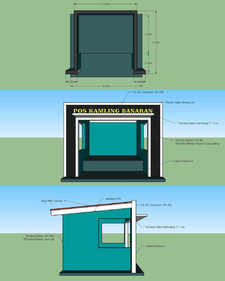 Gambar Pos Kamling | PDF