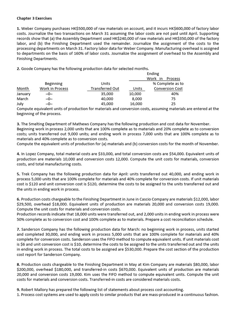Chapter 3 Examples | PDF | Cost | Cost Of Goods Sold