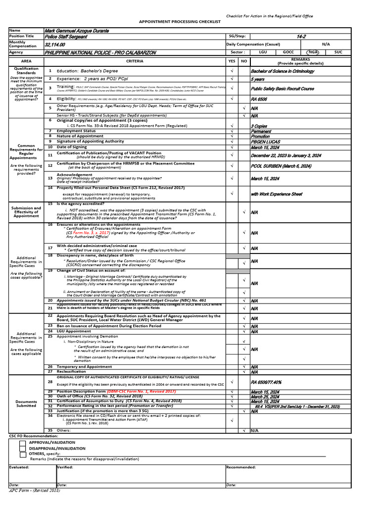Revised Apc Po3 PSSG Crs Ok | PDF