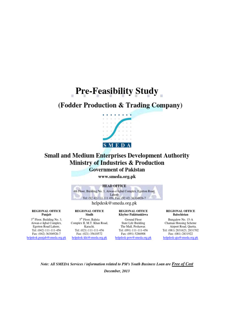 Fodder Production and Trading Company2 | PDF | Internal Rate Of Return ...