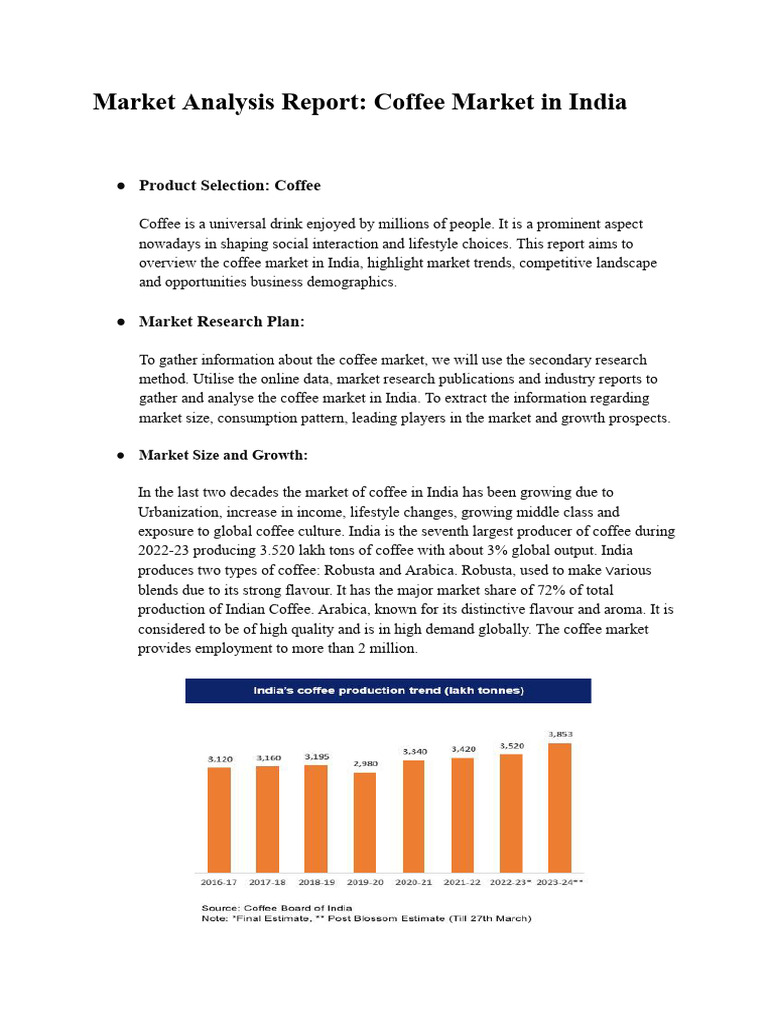coffee_market | Download Free PDF | Coffee | Consumer Behaviour