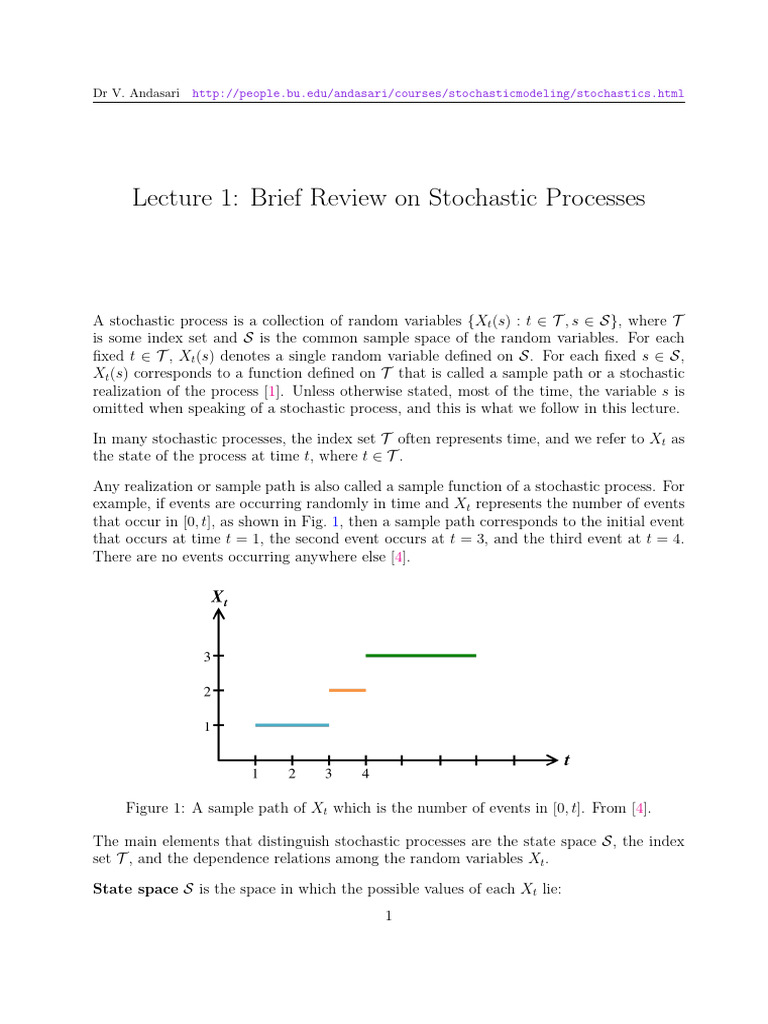 types of stochastic processes | Download Free PDF | Stochastic Process | Probability Theory
