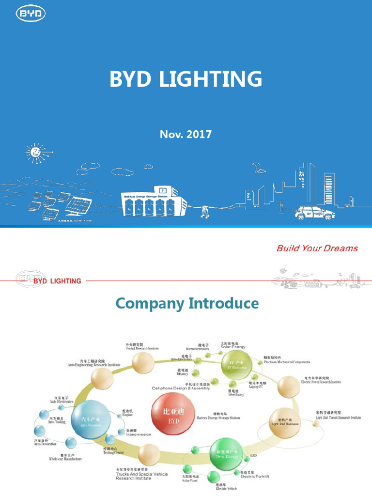 Byd Lighting 20180201 | PDF | Lighting | Street Light