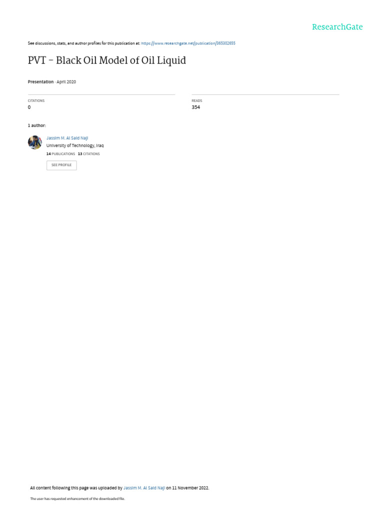 BLACKOILMODEL | PDF | Petroleum Reservoir | Phase (Matter)