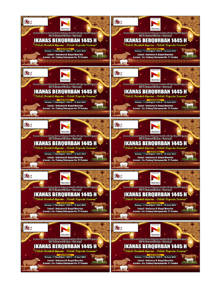 Kupon f4 Actual Rkp3 | PDF