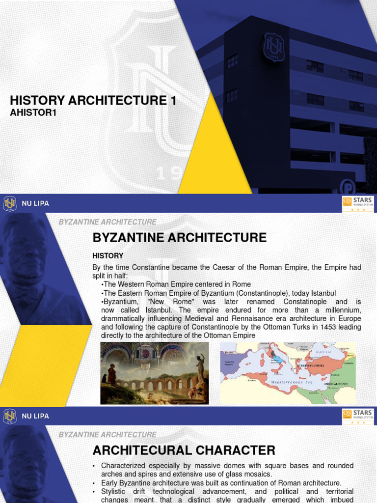 Byzantine Architecture | PDF | Dome | Byzantine Empire