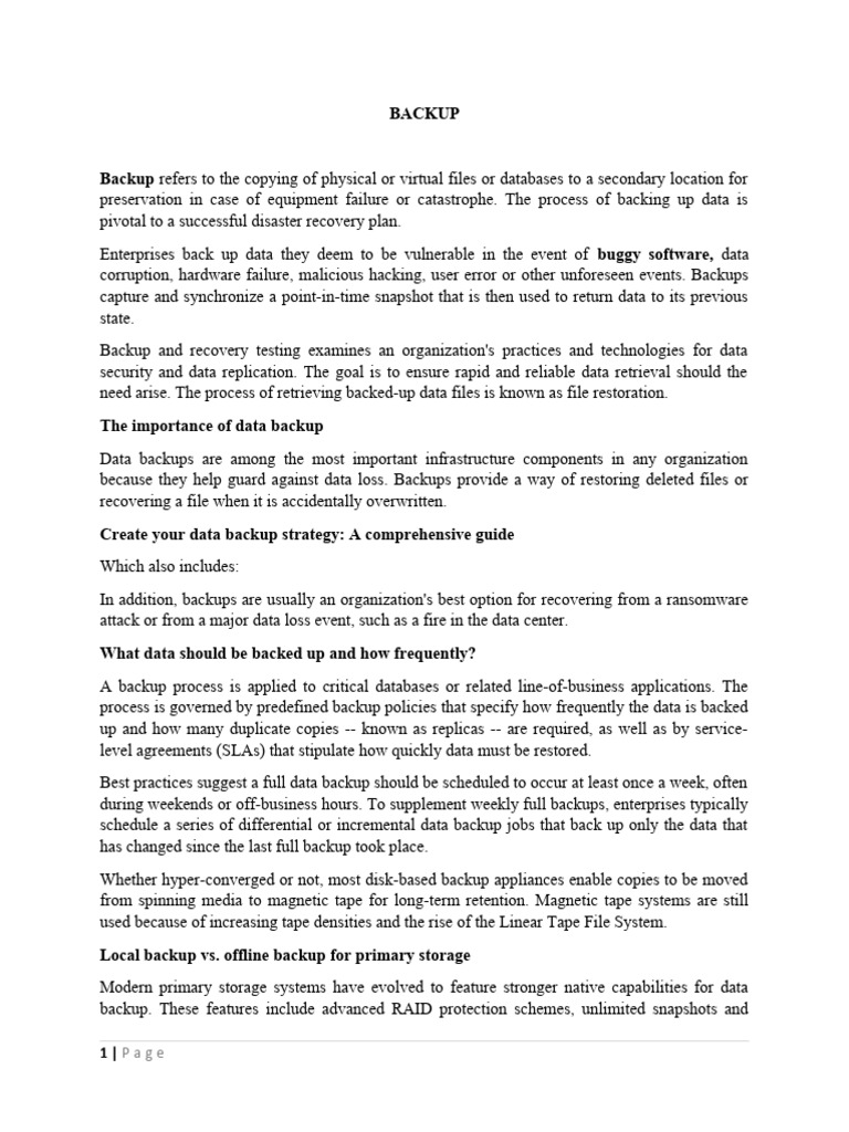 Backup 2 | PDF | Backup | Cloud Computing