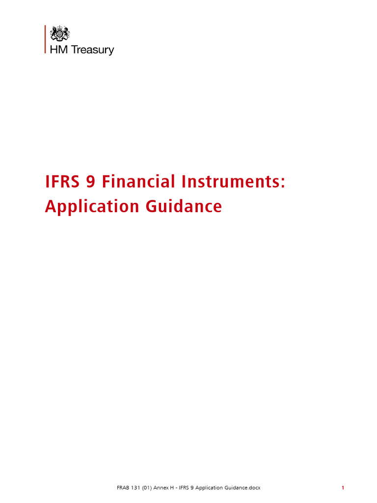 IFRS 9 Financial Instruments | PDF | Fair Value | International ...