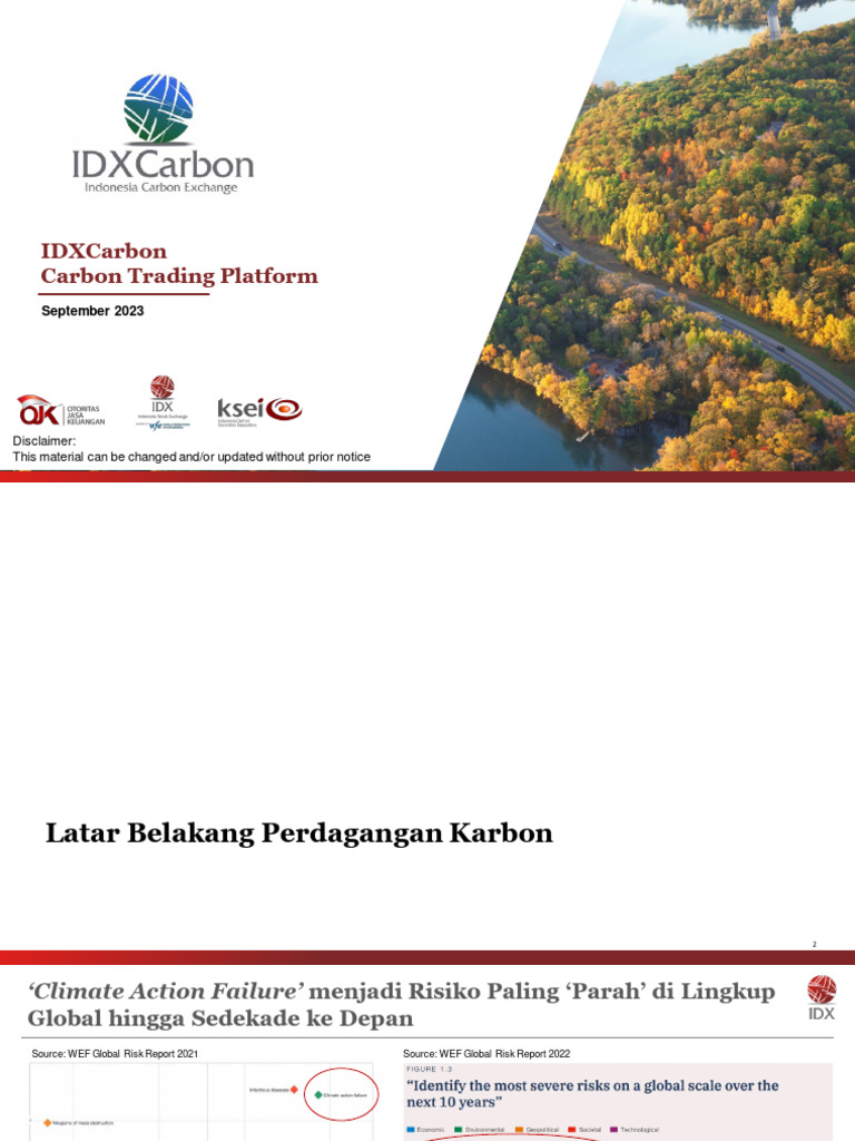 IDXCarbon: Platform Perdagangan Karbon | PDF