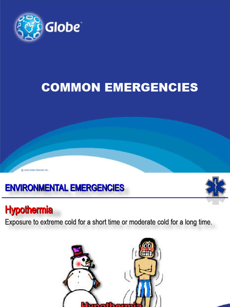 Common Emergencies | PDF | Diabetes | Hypothermia