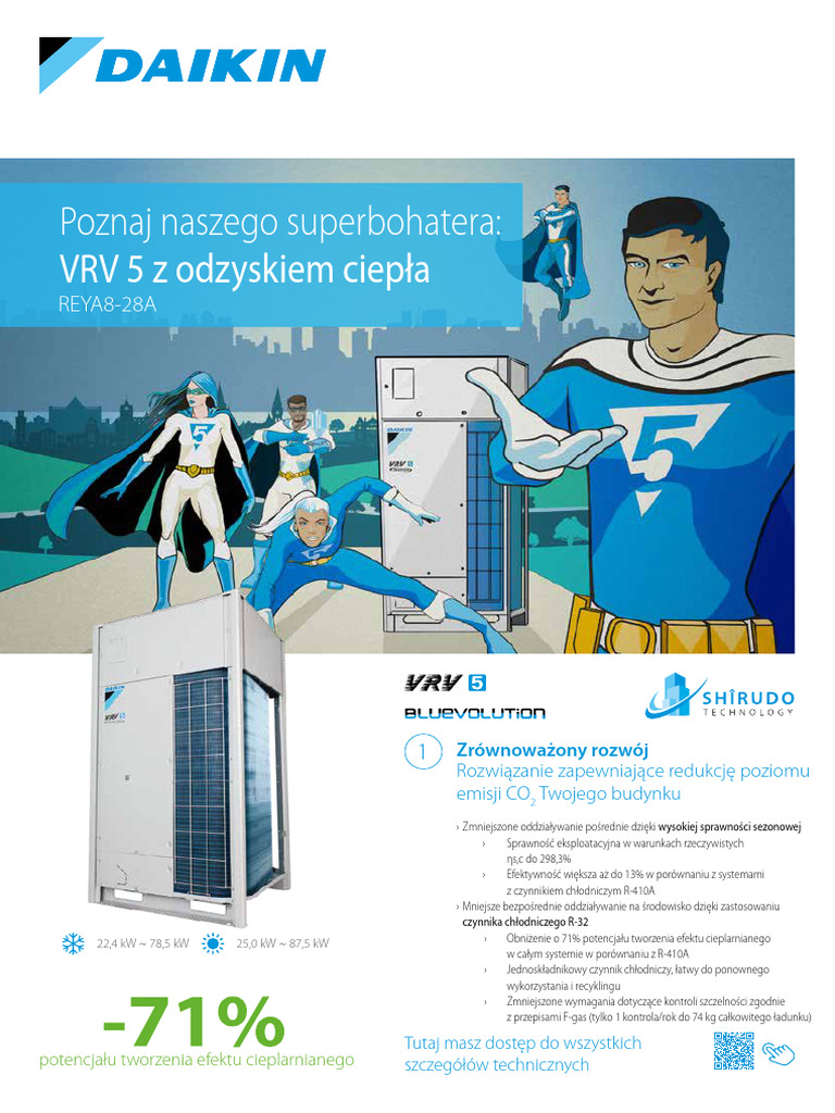 VRV 5 Heat Recovery - Product Flyer - ECPPL22-232 - Polish | PDF