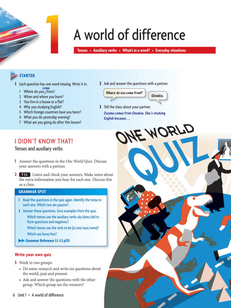 Tense Review - Intermediate | PDF