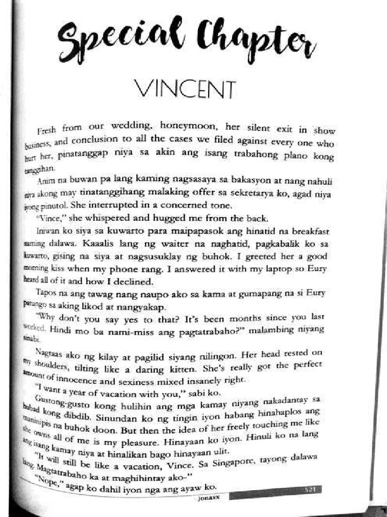 CLS #4 Vincent's Pov | PDF