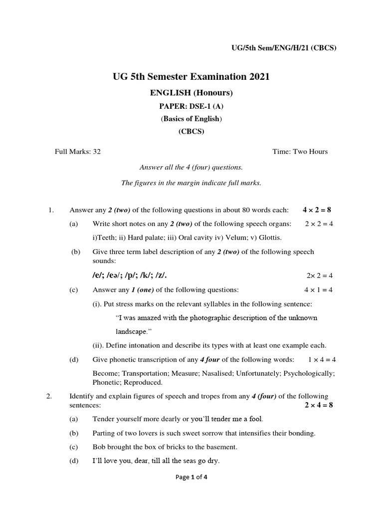 6th Semester | PDF | Phonetics | Speech