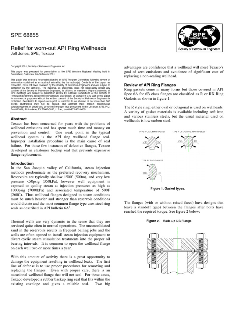 Relief For Worn API Ring Wellheads | PDF | Petroleum