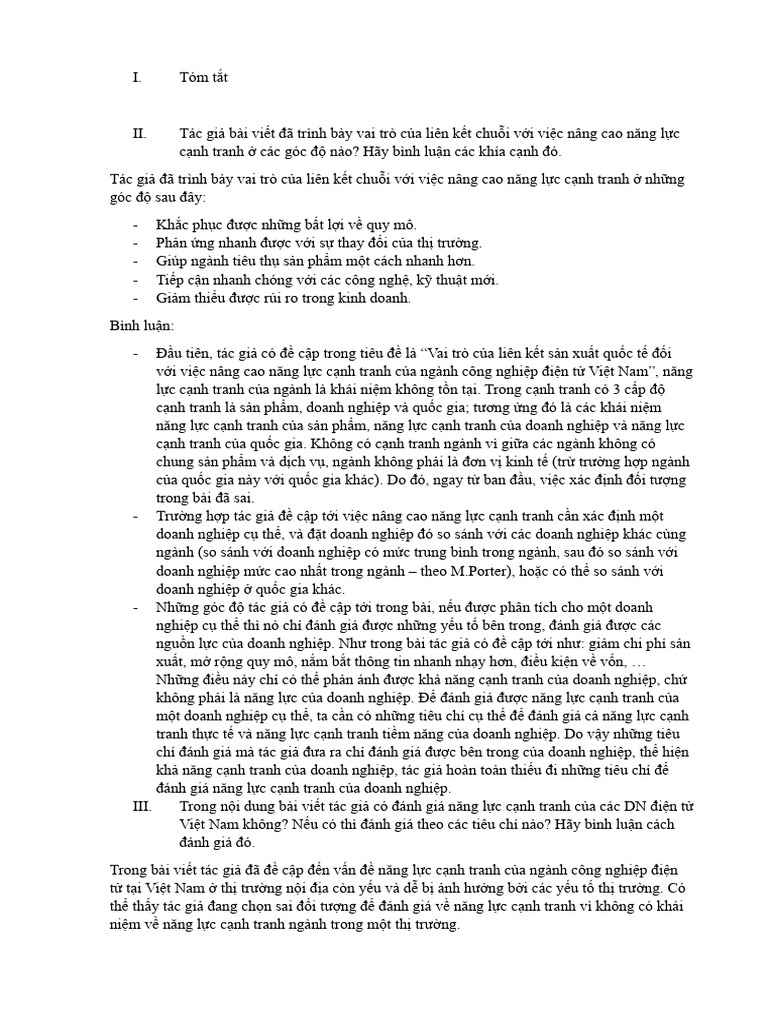 Câu 2 - Năng L C C NH Tranh | PDF