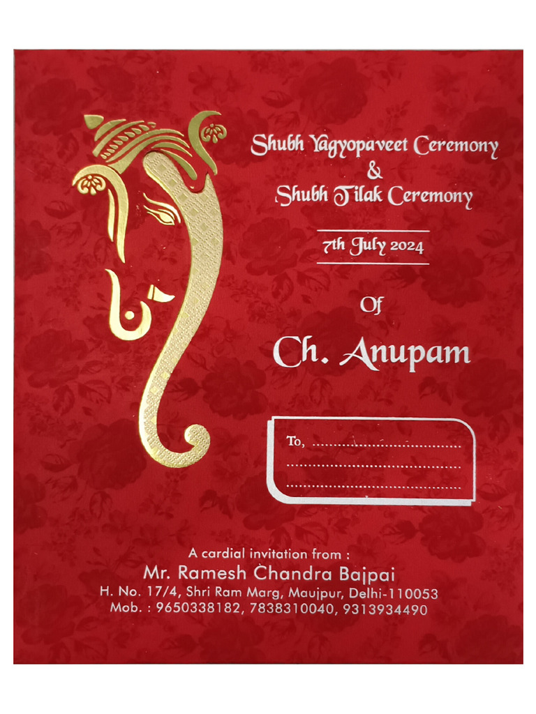 Wedding Invitation-1 | PDF