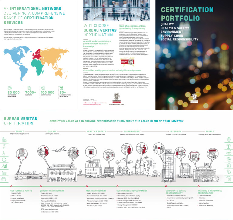 Certification Brochure_print | PDF | Audit | Supply Chain