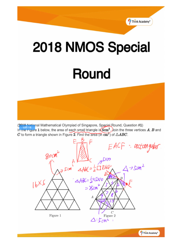 2018 NMOS Special Round Paper | PDF