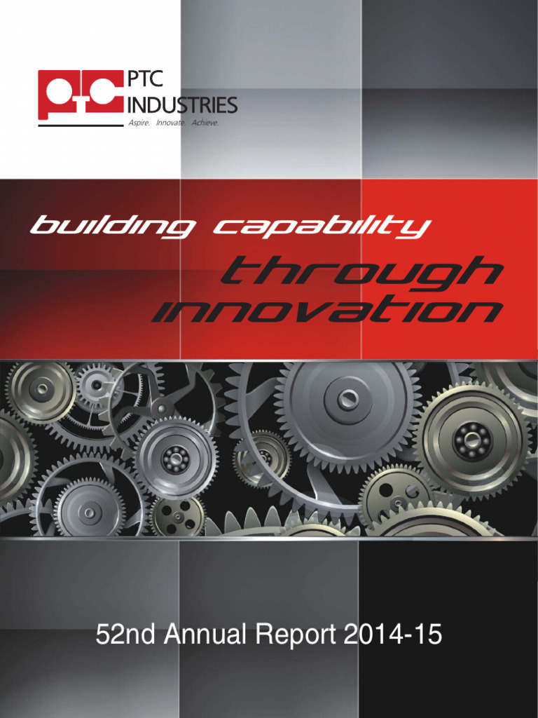 PTC Industries 2014-15 Annual Report | PDF | Innovation | Audit