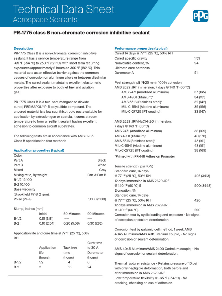 PR1775 | PDF | Corrosion | Materials