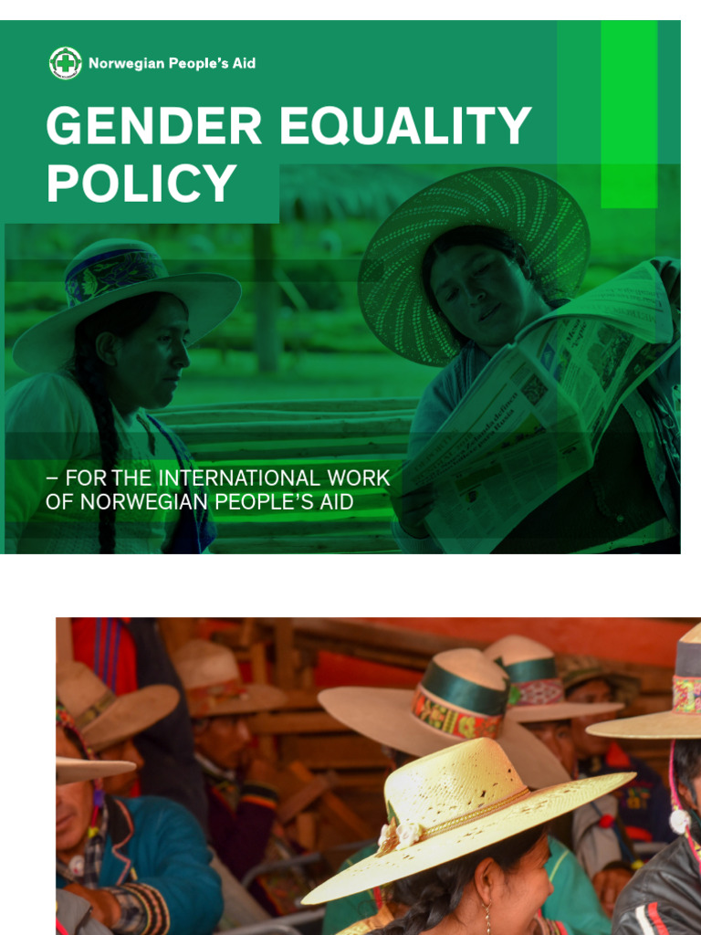 Npa Gender Policy | PDF | Gender | Gender Studies