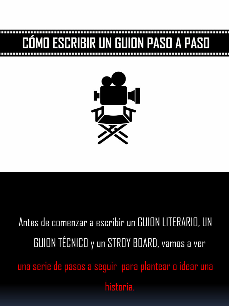 Cómo Escribir Un Guion Paso A Paso - RODAJE BÁSICO | Descargar gratis ...