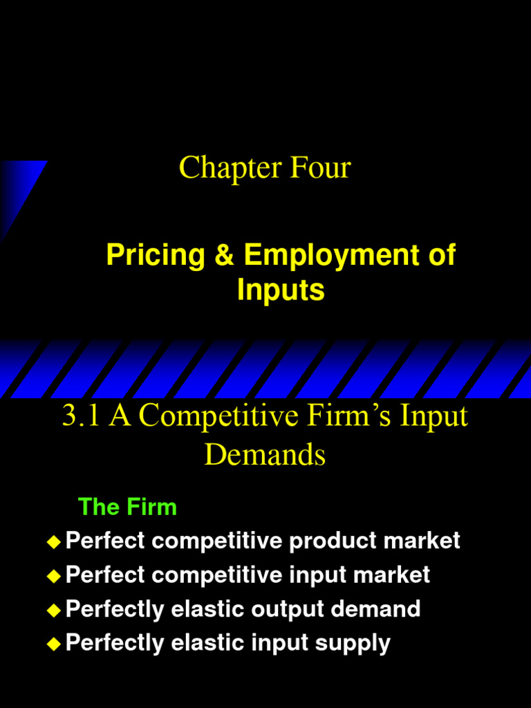 Chapter 4. Pricing and Employement Inputs PPT Final | PDF | Labour ... Chapter 4. Pricing and Employement Inputs PPT Final | PDF | Labour ...