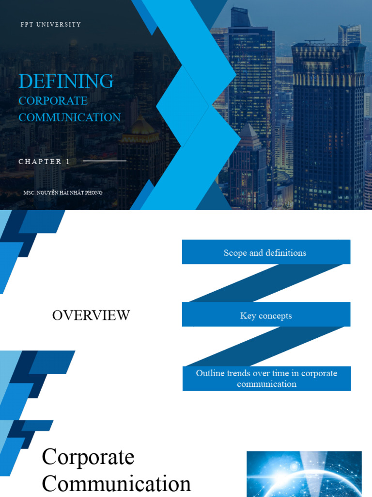 663e029398b1ffd1518a07fa Chapter1-Defining Corporate Communication | PDF | Communication ...