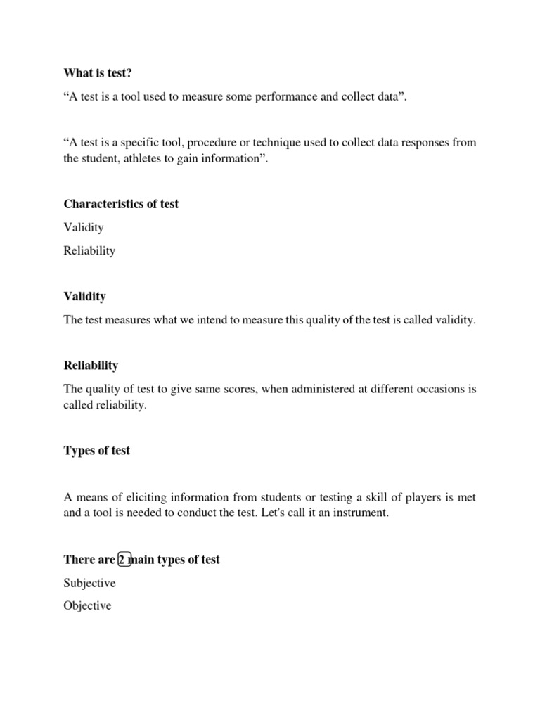 Test Measurements Evaluation | PDF | Educational Assessment | Evaluation