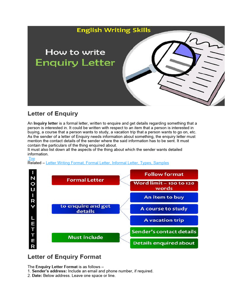 Letters of Enquiry and Placing Orders Priyanshu | PDF | Inquiry