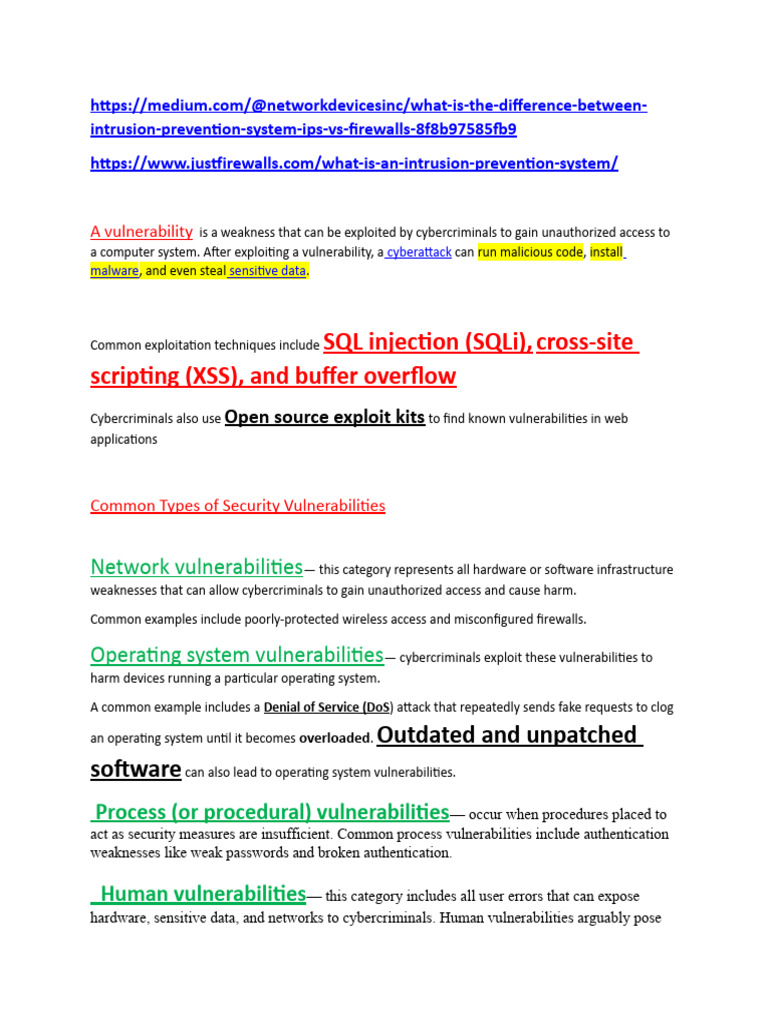 SQL Injection (Sqli), Cross-Site Scripting (XSS), and Buffer Overflow | PDF | Malware | Security