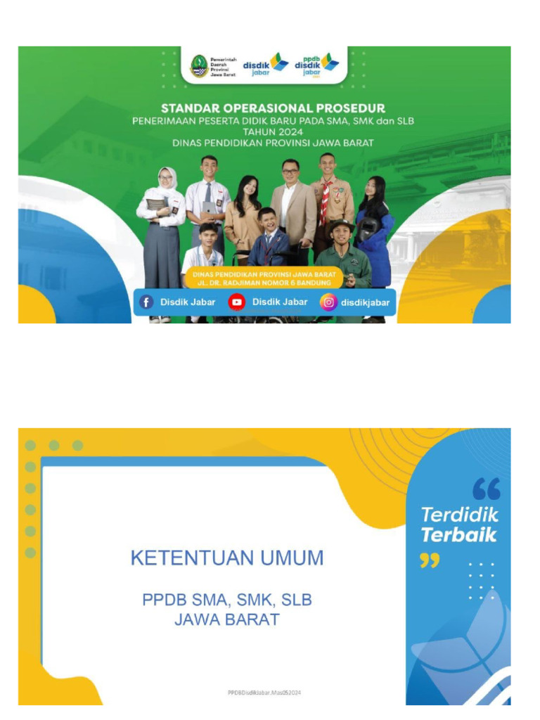 Juknis - Pos PPDB Sma - SMK 2024 | PDF