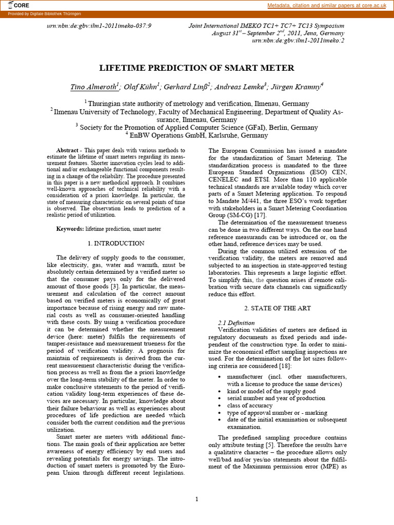 Lifetime Prediction. | PDF | Reliability Engineering | Verification And ...