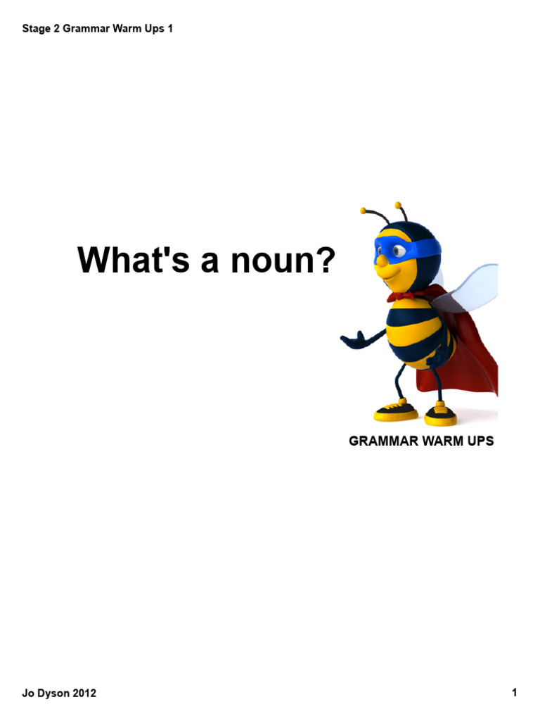 Grammar Warms Ups | PDF | Noun | Adjective