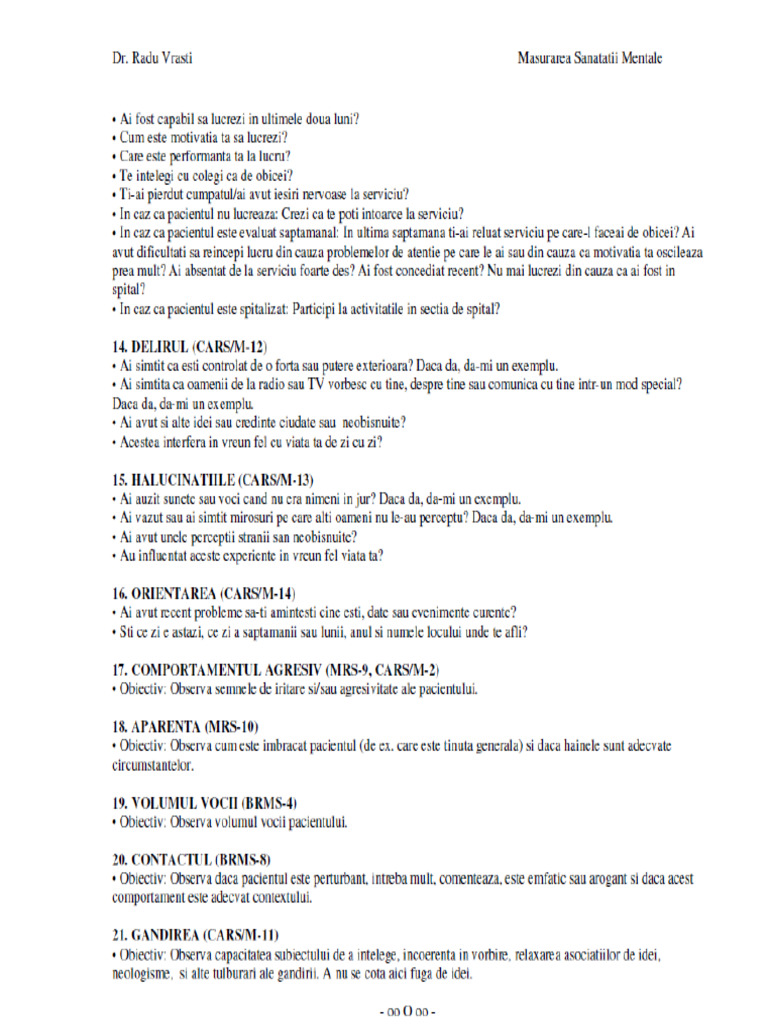 Ghidul de Evaluare Al Maniei (Partea 3) | PDF