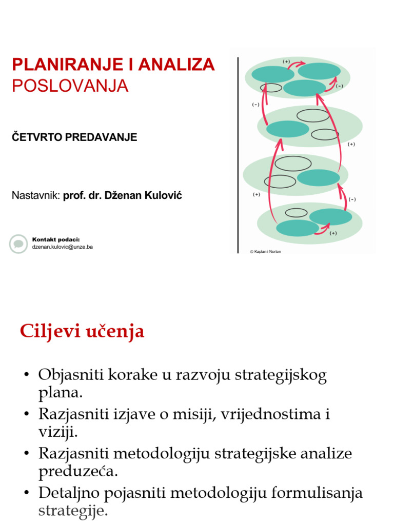 4 - Planiranje I Analiza Poslovanja | PDF