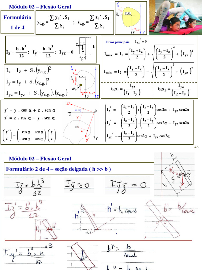 Melges Rm2-Modulo 02-Formularios | PDF | Flexão (Física) | Fenômenos físicos
