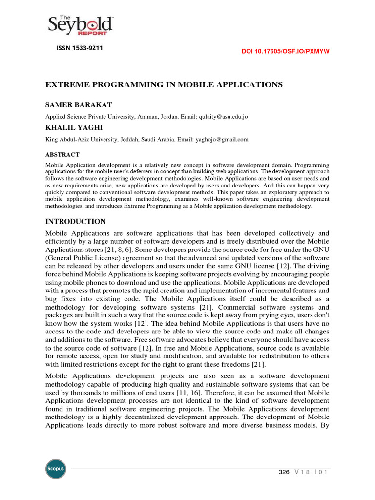 Jurnal Extreme Programming | PDF | Software Development Process ...