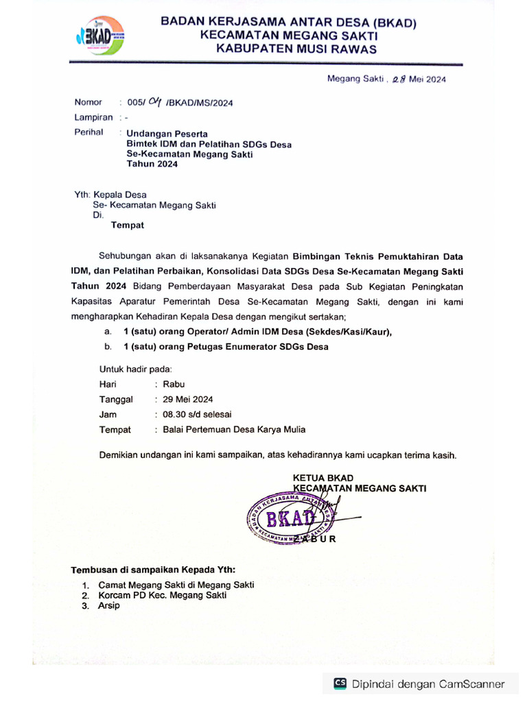 Und. Peserta Bimtek | PDF