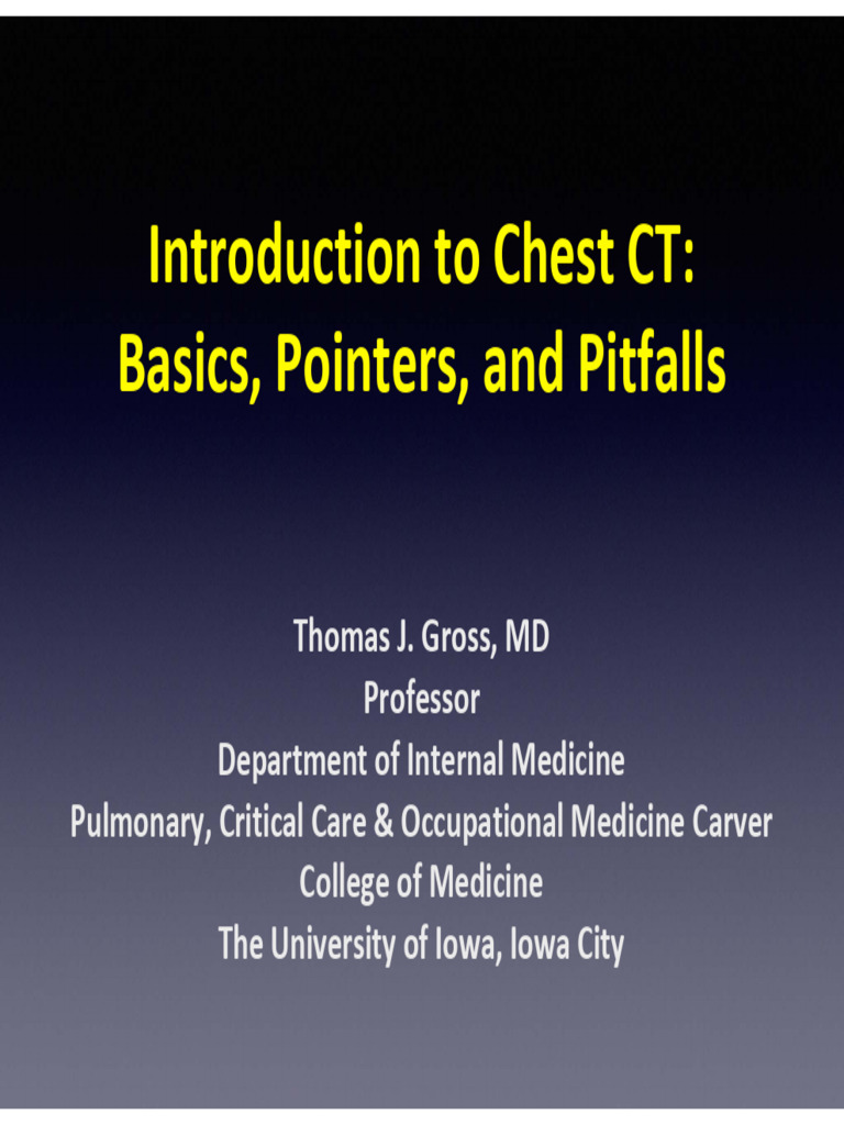 Basics of CT | Download Free PDF | Ct Scan | Chronic Obstructive ...
